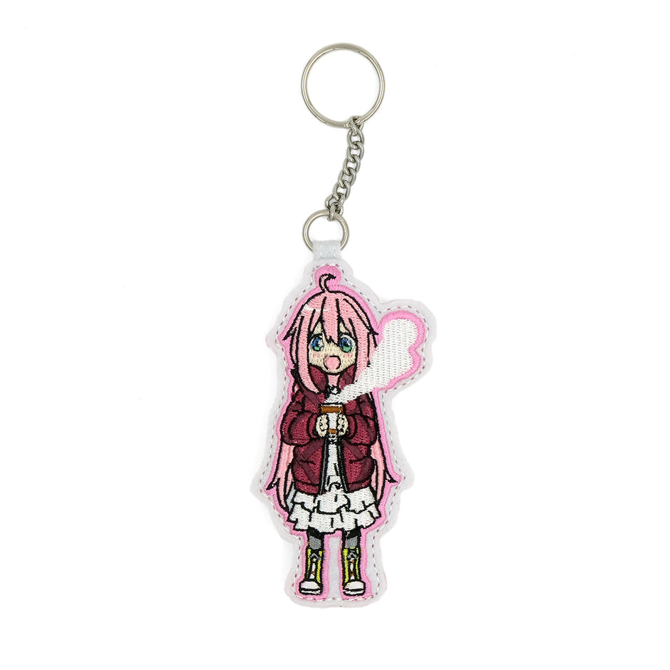 "Yurucamp" Patch Key Chain
